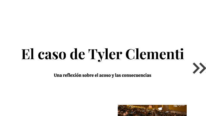 El caso de Tyler Clementi by Ceidy Rivas on Prezi