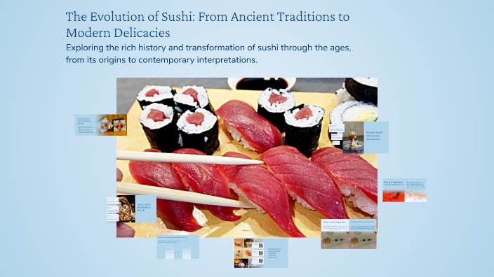 The Evolution of Sushi: From Ancient Traditions to Modern Delicacies by ...
