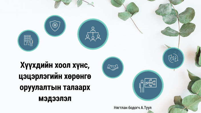 Хүүхдийн хоол хүнс цэцэрлэгийн хөрөнгө оруулалтын талаарх мэдээлэл By