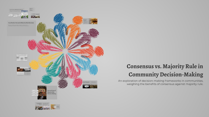 Consensus vs. Majority Rule in Community Decision-Making by Juanita ...