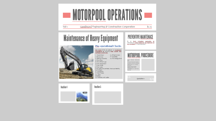 MOTORPOOL OPERATIONS by on Prezi