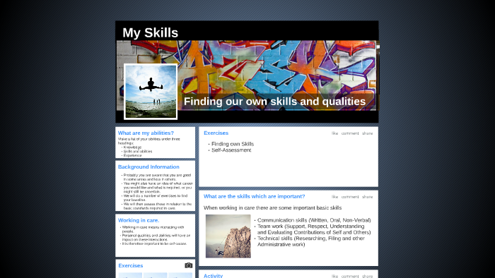 My Skills by Janice Fenech on Prezi