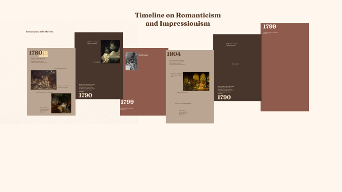 Timeline on Romanticism and Impressionism by lesly villanueva on Prezi