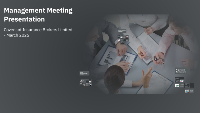 Management Meeting Presentation by Lemar James on Prezi