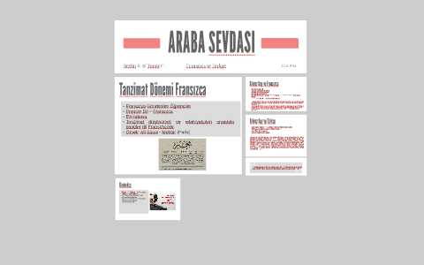 ARABA SEVDASI by Timur Cinay on Prezi