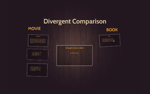 Divergent movie vs. Book by matthew prince on Prezi