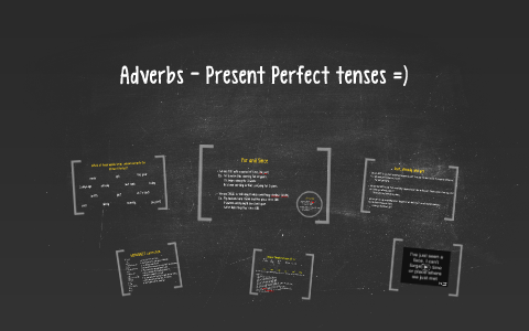 Adverbs - Present Perfect tenses =) by Mariana Hora on Prezi