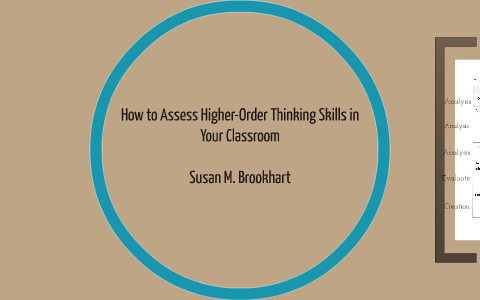 How to Assess Higher-Order Thinking Skills in Your Classroom by Micah ...