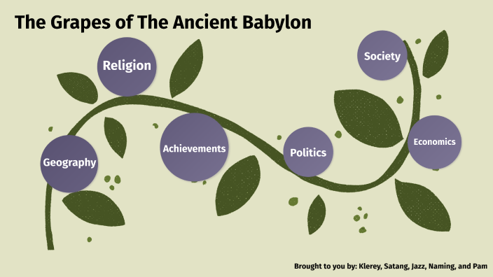 Grapes of Babylon by Kridh Charatcharoenwitthaya on Prezi