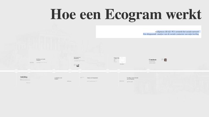 Hoe een Ecogram werkt by sara ach on Prezi