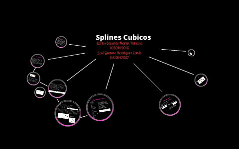 Splines Cubicos by Jose Gustavo Rodriguez Cortes on Prezi