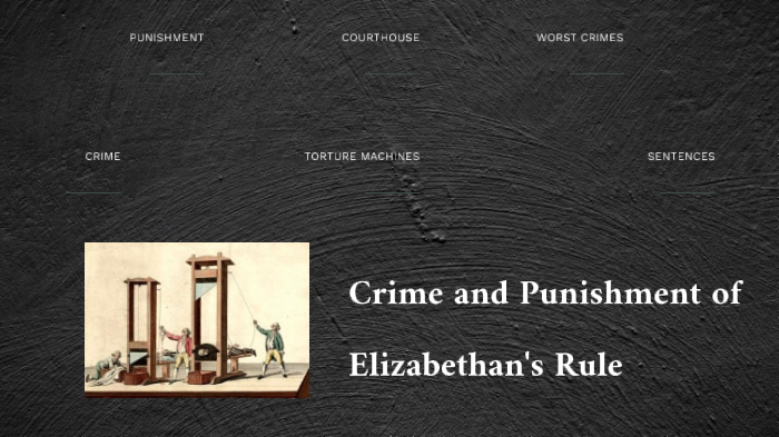 Crime and Punishment of Elizabeth's rule by Kevin Hammack on Prezi