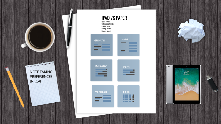 IPAD vs paper by on Prezi