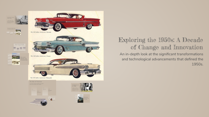 Exploring the 1950s: A Decade of Change and Innovation by Haley Atkins ...