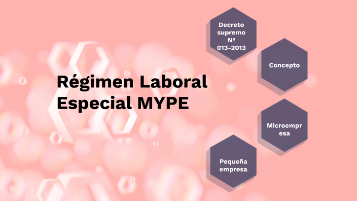 Régimen Laboral Especial "MYPE" by Marco Piero Gonzales Uscamayta on Prezi