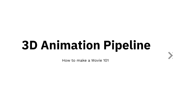 3D Animation Pipeline by Kathryn Ross on Prezi