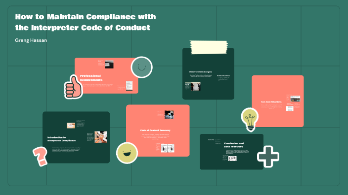 How to Maintain Compliance with the Interpreter Code of Conduct by ...