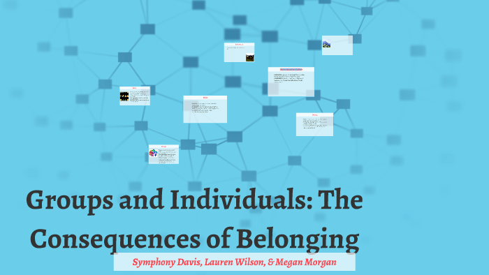 Groups and Individuals: The Consequences of Belonging by Symphony Davis ...