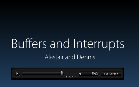 Buffers and Interrupts: Presentation by Alastair Adams on Prezi
