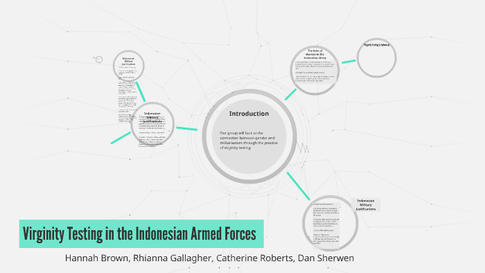 Virginity Testing in the Indonesian Armed Forces by Rhi Gallagher on Prezi