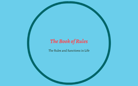 The Book of Rules by carley carter