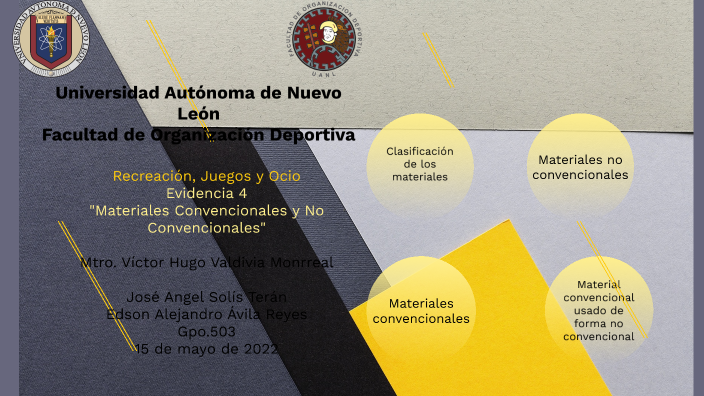 Materiales convencionales y no convencionales by Angel Solís on Prezi