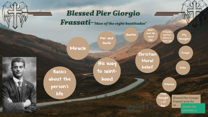 Blessed Pier Giorgio Frassati- "Man of the eight beatitudes" by Kezia ...