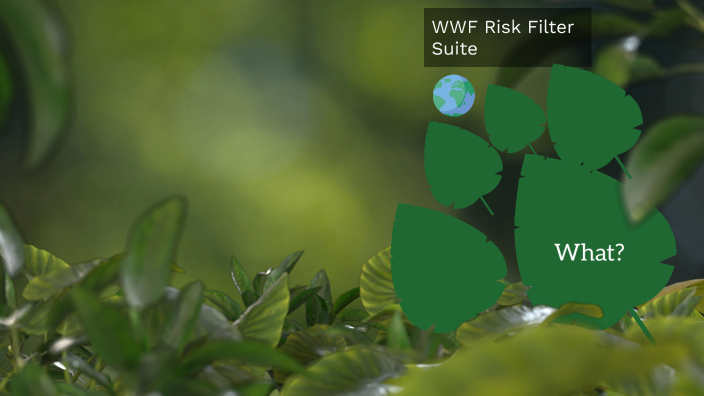 WWF Risk Filter Suite by Peter Wigglesworth on Prezi