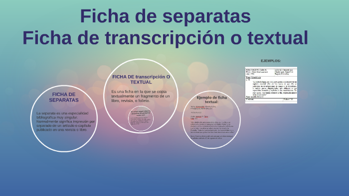 FICHA DE SEPARATAS by Yovana Apancho on Prezi