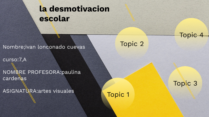 la desmotivacion escolar by Ivan cristhian andres lonconado cuevas on Prezi