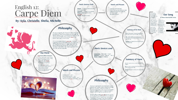 English 12 - Carpe Diem Poem and Song by michelle pan on Prezi