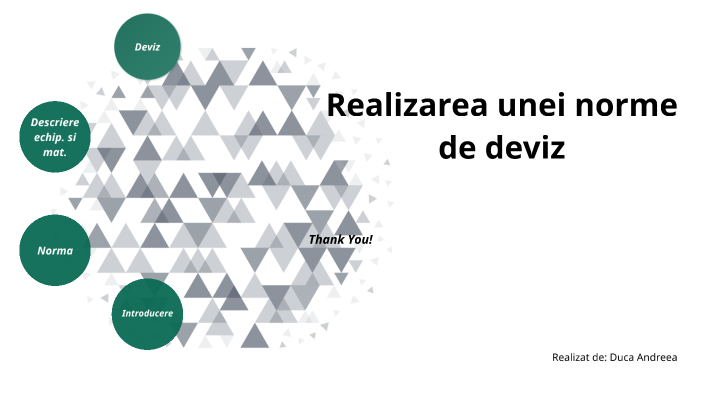 Realizarea unei norme de deviz by Andreea Duca on Prezi