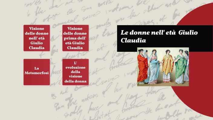 Le donne nell' età di Giulio Claudio by Irene Degl' Innocenti on Prezi