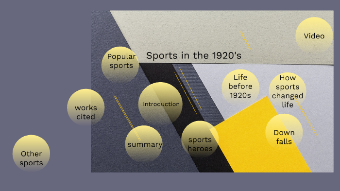 Sports in the 1920s by Devan Jessop on Prezi