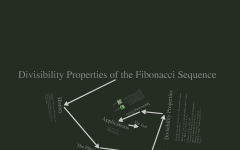 Divisibility Properties of the Fibonacci Sequence by Hannah Baumgardner on Prezi