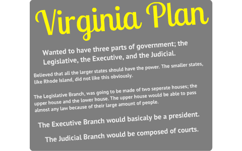 Virginia Plan, New Jersey Plan, and The Great Compromise by Cedric ...