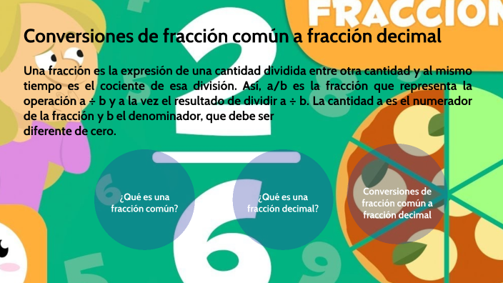 Cnversiones de fracción común a fracción decimal by Enrique Hernandez ...