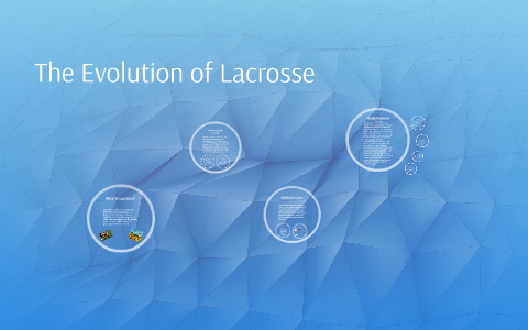 The Evolution of Lacrosse by Nick Sutherland