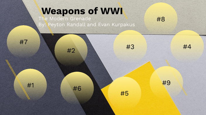 Weapons of WWI by Peyton Randall on Prezi
