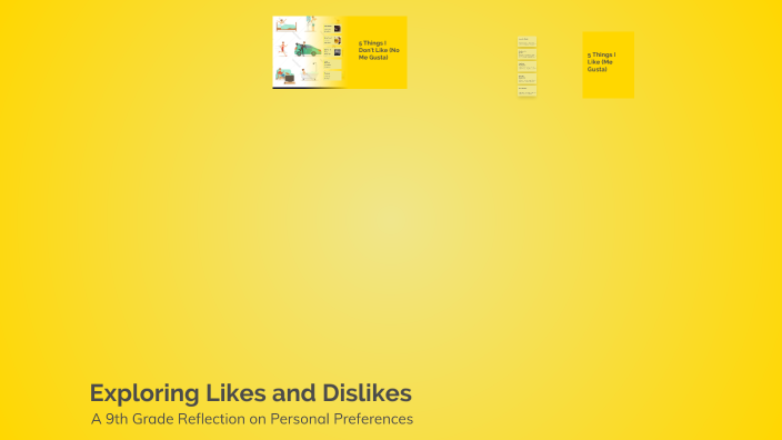 Exploring Likes and Dislikes by ryan mason on Prezi