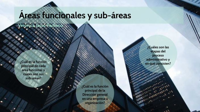 Áreas funcionales y sub-áreas by Vero Jasso on Prezi