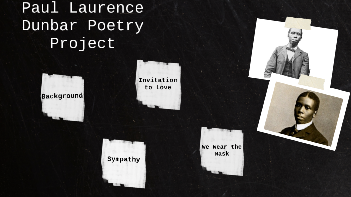 Paul Laurence Dunbar Poetry Analysis Project by hannah young on Prezi