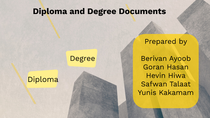Diploma Supplement And Degree Structure By Goran Hussein On Prezi
