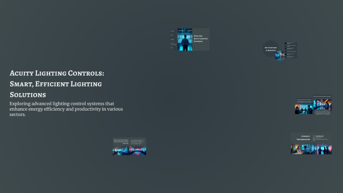 Acuity Lighting Controls: Smart, Efficient Lighting Solutions by Rock ...