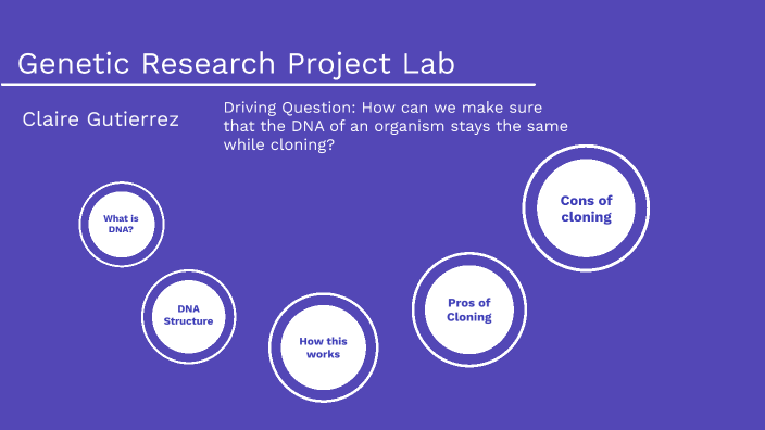 Genetic Research Project Lab by Claire Gutierrez on Prezi