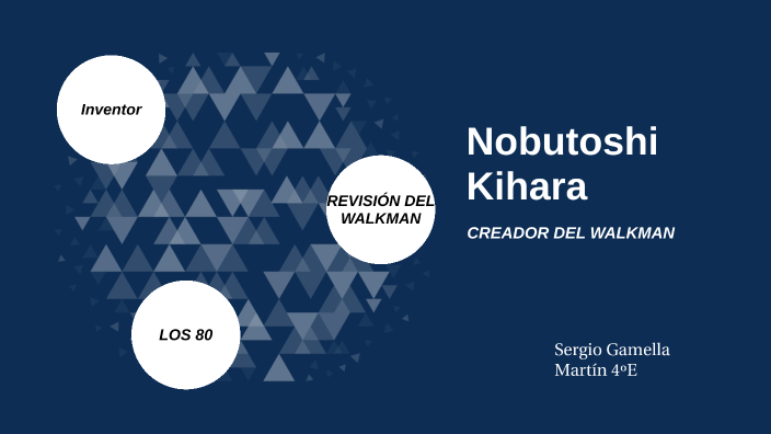 Nobutoshi Kihara by Sergio Gamella on Prezi
