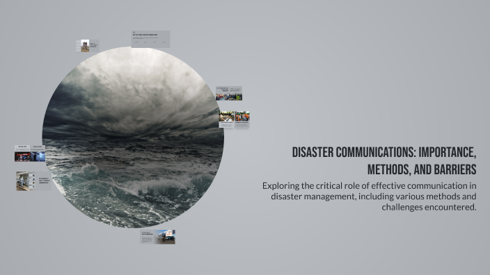Disaster Communications: Importance, Methods, and Barriers by John ...