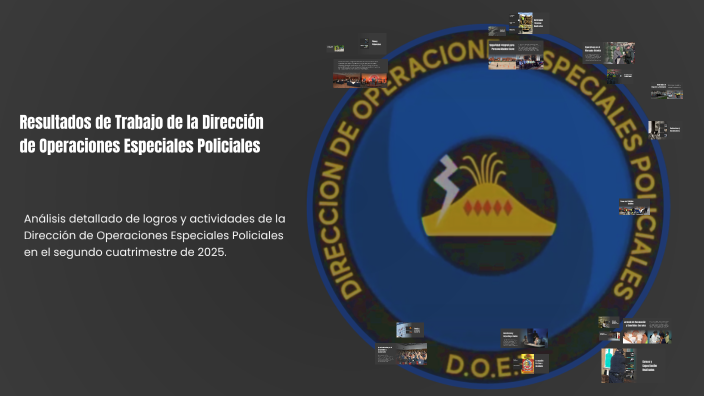 Resultados de Trabajo de la Dirección de Operaciones Especiales ...