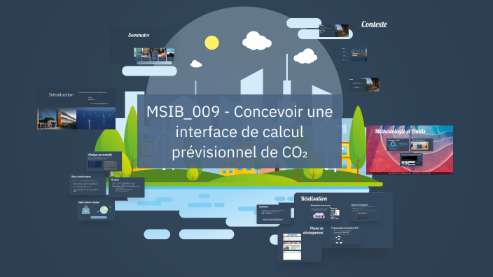 Concevoir une interface de calcul prévisionnel de CO₂ by Thomas LEROY ...