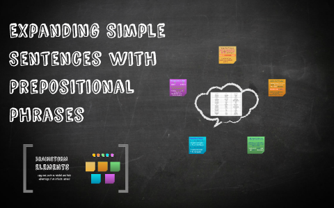 Expanding Simple Sentences with Prepositional phrases by Crystal Carver ...